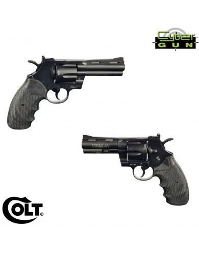Co2 Pistol Revolver Black Python 357 4 Pollici Colt Cybergun (180310 ...