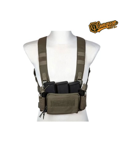Micro Chest Rig MPC Ranger Green Conquer Tactical (cqc-18-035042-rg ...