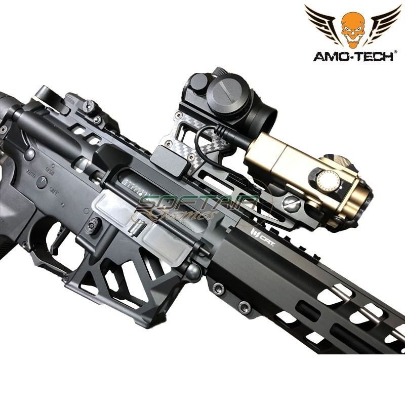 Optic mount estensione 2.26 NERA Amo-tech® - Softair Games - ASG Softair San Marino