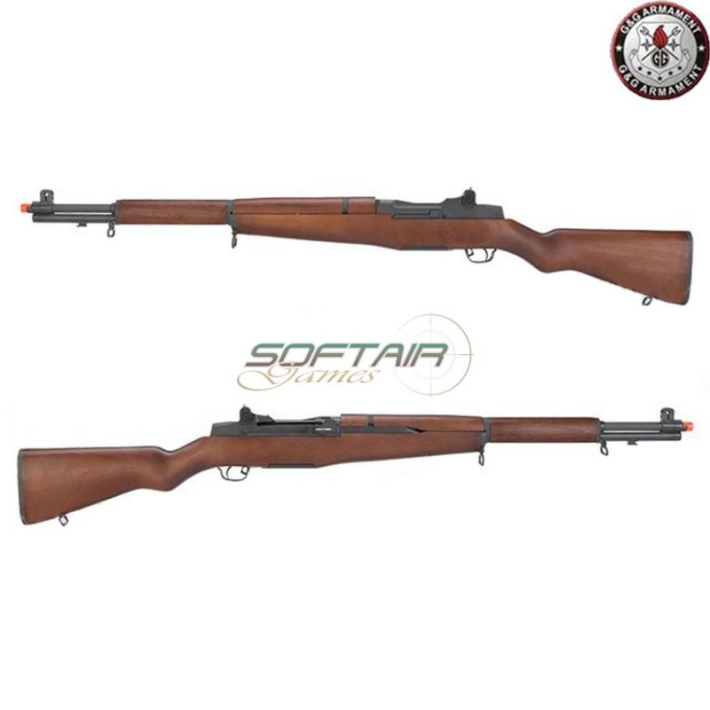 Fucile Elettrico M1 Garand Full Size Legno Vero G&g - Softair Games - ASG Softair San Marino